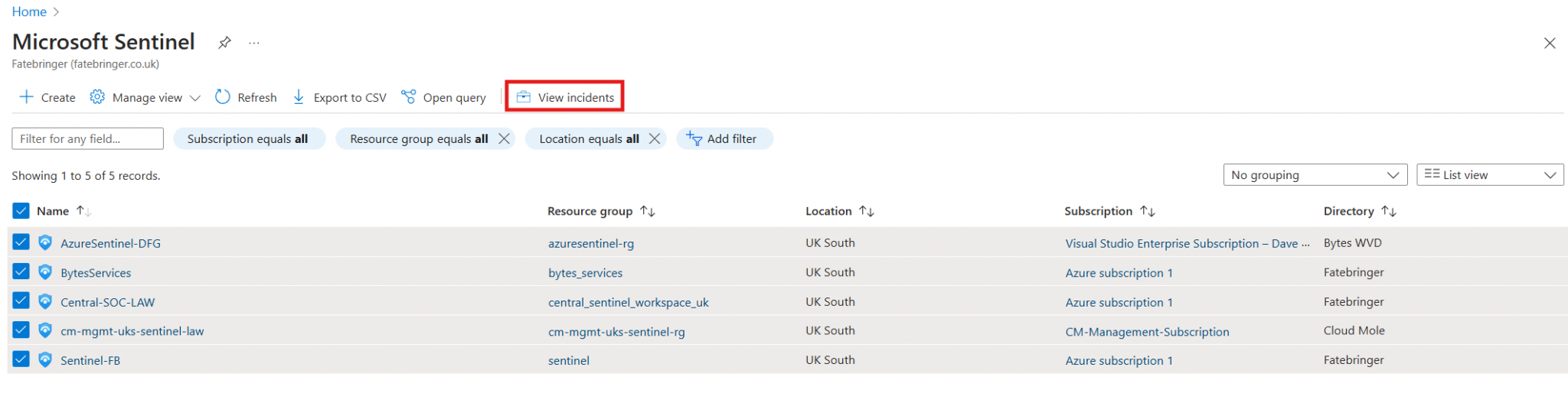 Microsoft Sentinel - Using Azure Lighthouse - Gennaro Migliaccio
