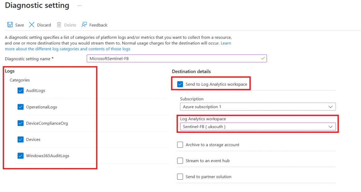 Microsoft Sentinel - Ingesting Intune Logs - Gennaro Migliaccio