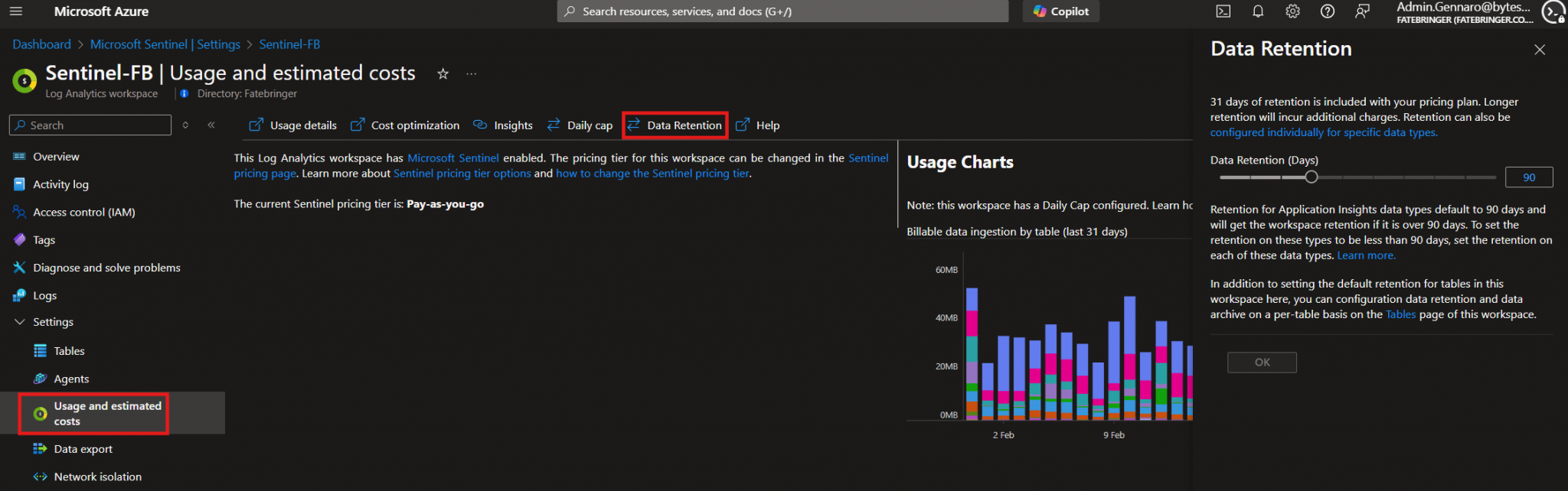 Microsoft Sentinel - Archiving Logs Guide - Gennaro Migliaccio
