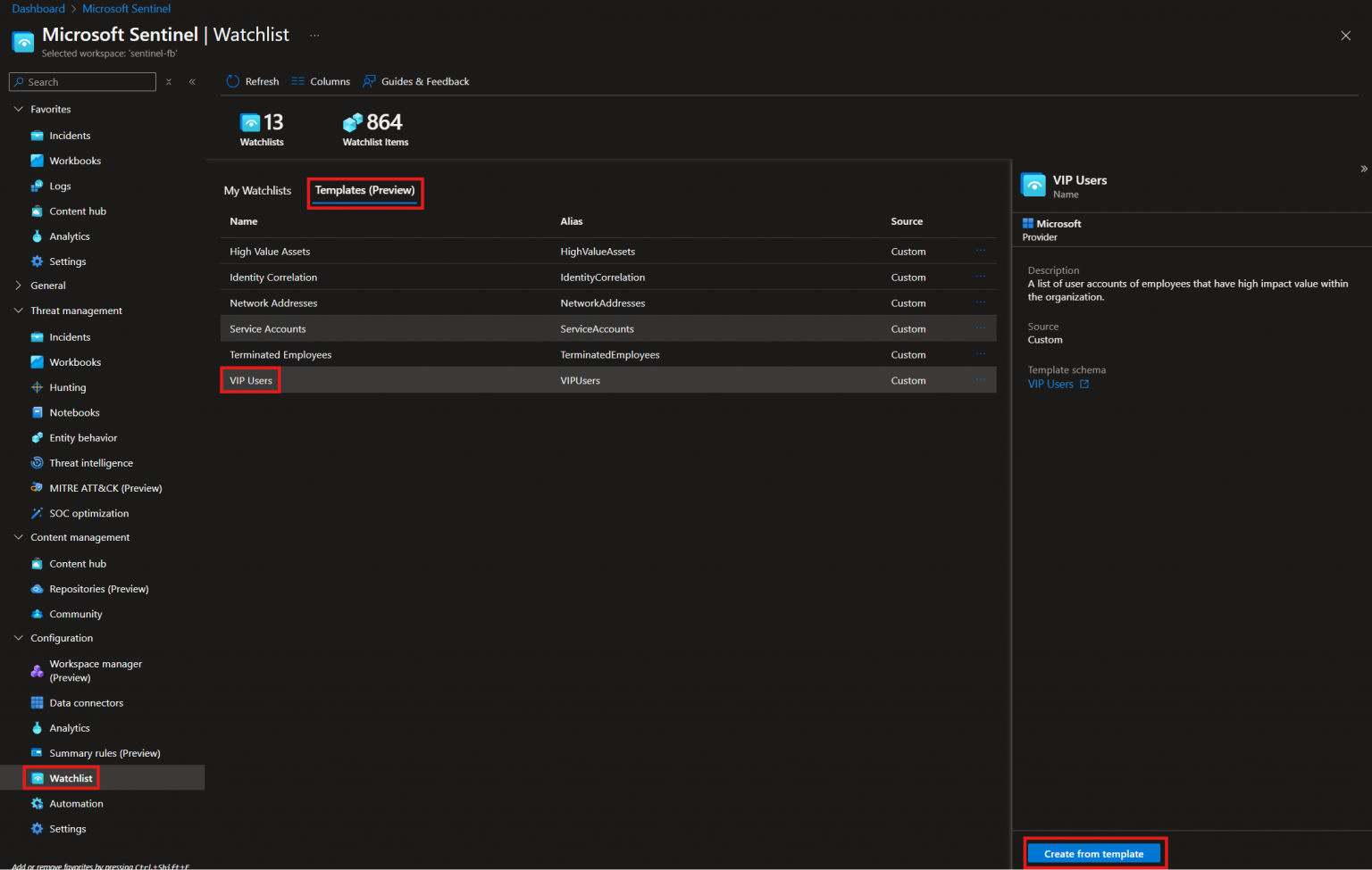 Microsoft Sentinel - Using Watchlists - Gennaro Migliaccio