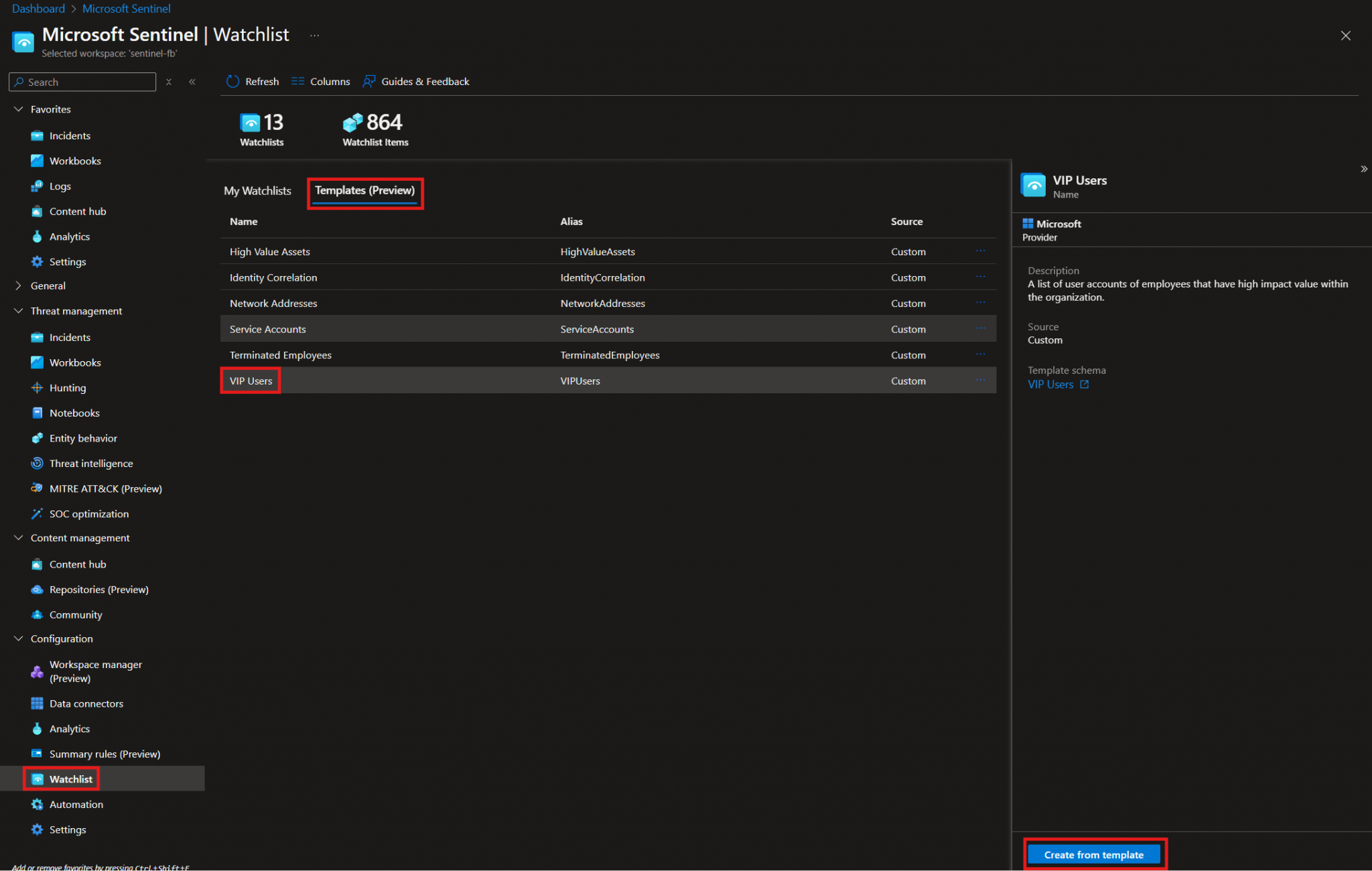 Microsoft Sentinel - Using Watchlists - Gennaro Migliaccio