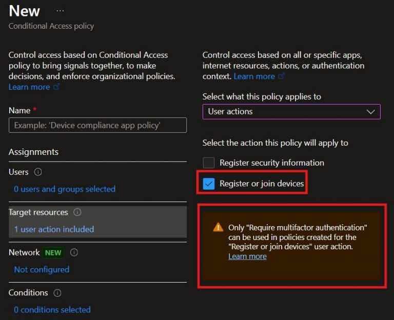 Entra ID – Restrict User Device Registration - Gennaro Migliaccio